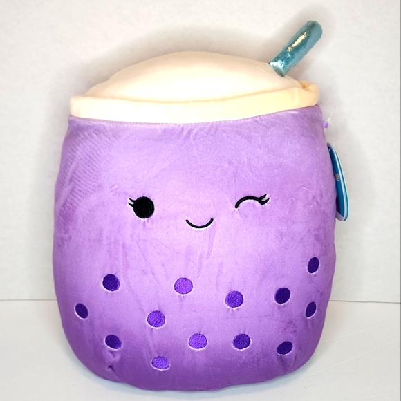 Squishmallows | Toys | Poplina Purple Boba Tea Original Squishmallow By Kelly Toy Nwt | Poshmark